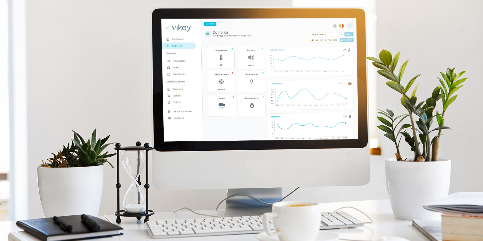 Contattaci | Vikey self check-in e domotica